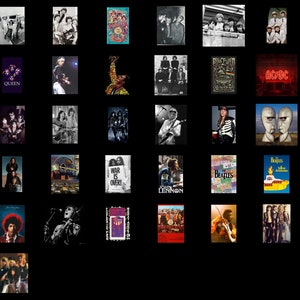 Music Rock Band Aesthetic Wall Collage Kit 180+pcs Printable - Etsy