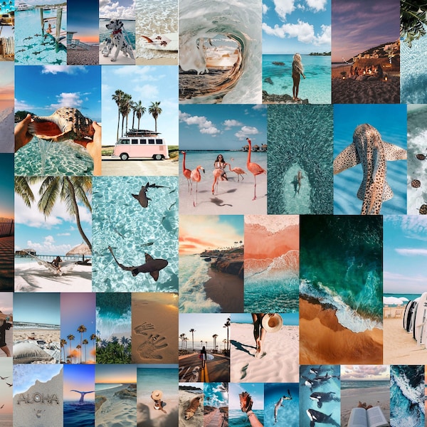 Beach Collage Kit - Etsy