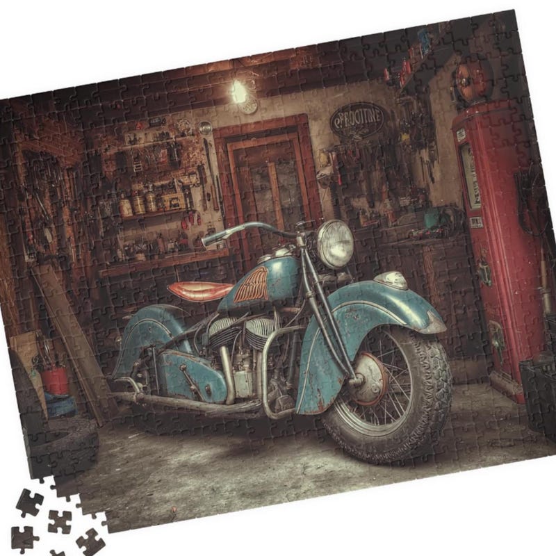 Old Man Jigsaw - Etsy