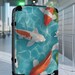 Koi Fish Suitcase Fish and Floral Print Luggage - Koi Fish Lover Gift ...