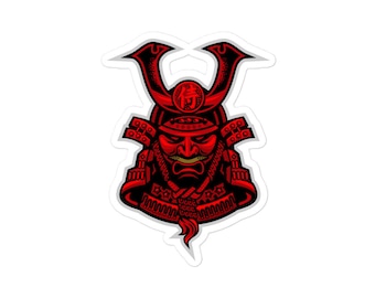 Samurai Warrior Bushido Fighter Japanese Oni Kiss-cut Stickers - Etsy