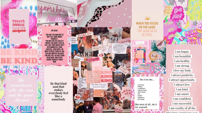 Preppy Desktop Wallpaper | Digital Download | Desktop Wallpaper ...