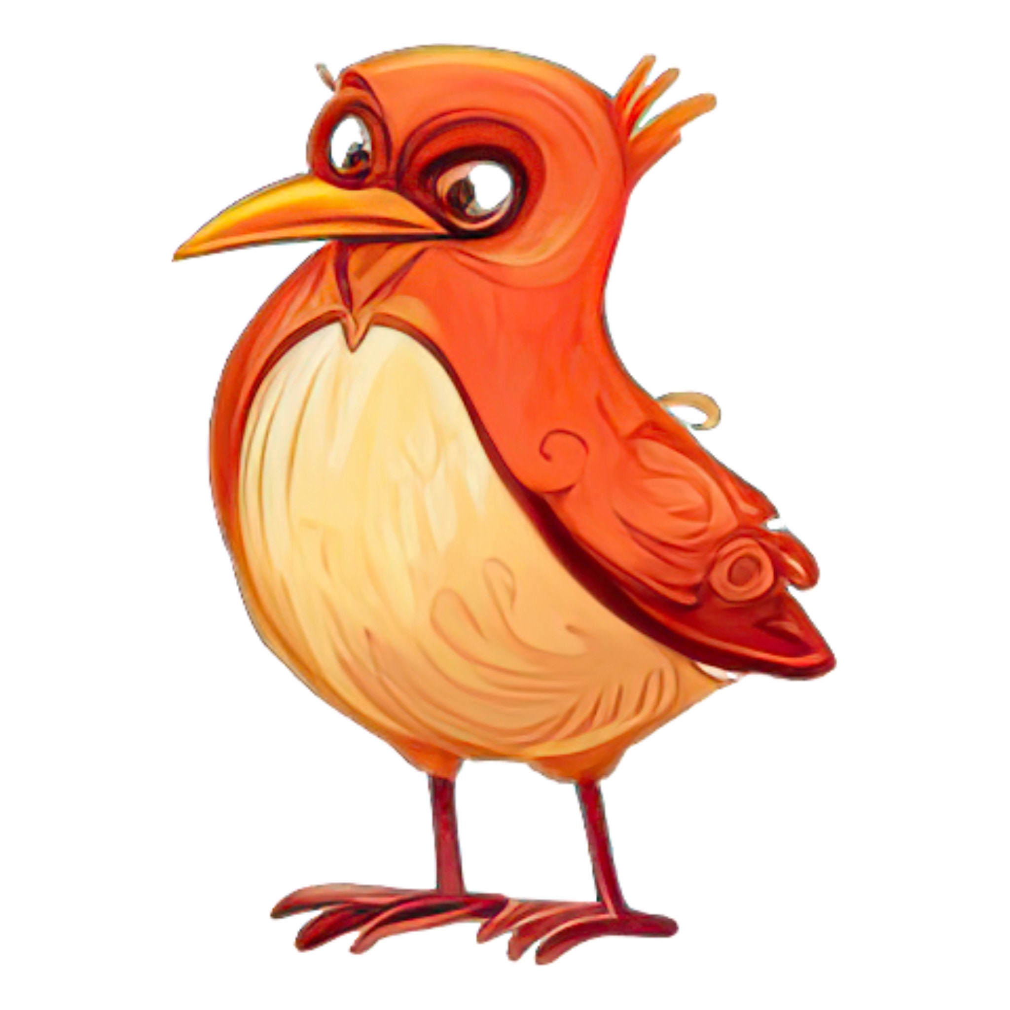 Cartoon Bird Clip Art Bundle, Whimsical Cartoon Bird Png, Digital ...