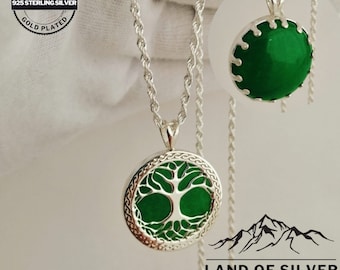 Jade Tree of Life Necklace - Etsy