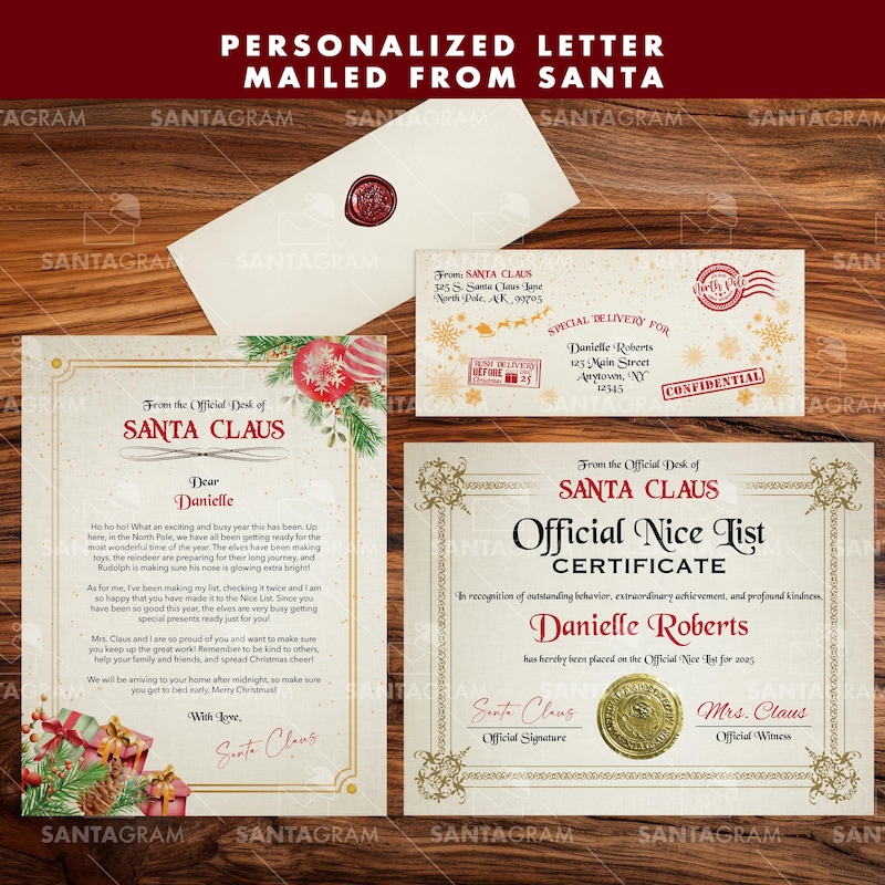 Christmas Letter 2025 From Santa - Etsy