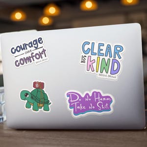 Clear is Kind - Brene Brown Quote Vinyl Sticker or Magnet - Etsy