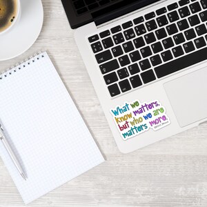 What We Know Matters, but Who We Are Matters More - Brene Brown Quote ...