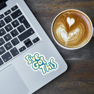 I've Got This Motivational Vinyl Sticker Water Bottle, Laptop - Etsy