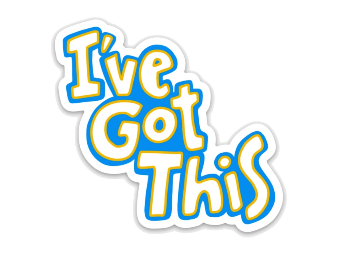 I've Got This Motivational Vinyl Sticker Water Bottle, Laptop - Etsy