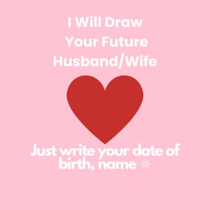 Soulmate Drawing, I Will Draw & Describe Your Future Husband/wife in ...