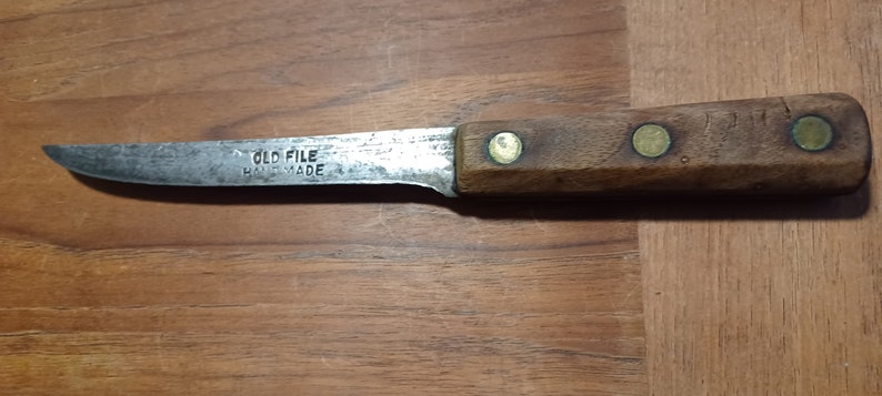 KNIFE Old File Cutlery Co. of Havana Illinois Made Butcher and Kitchen ...