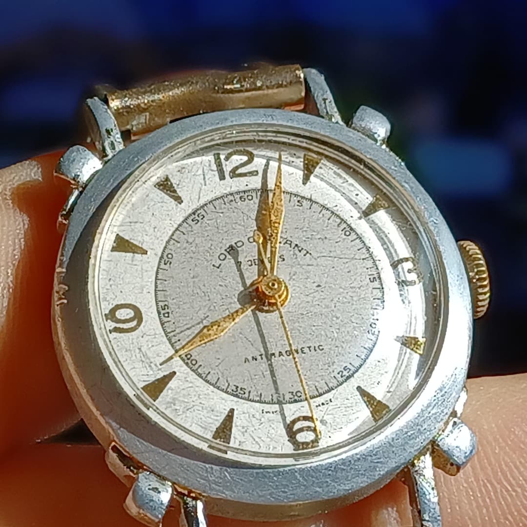 1950's Lord Gallant Watch W/ RARE Drema Band E Roth S.A. Swiss 7 Jewel ...