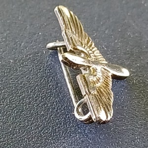 925 WWII Pilot Wing Pin Air Force US Army Air Corp WW2 Small .65 Inch ...