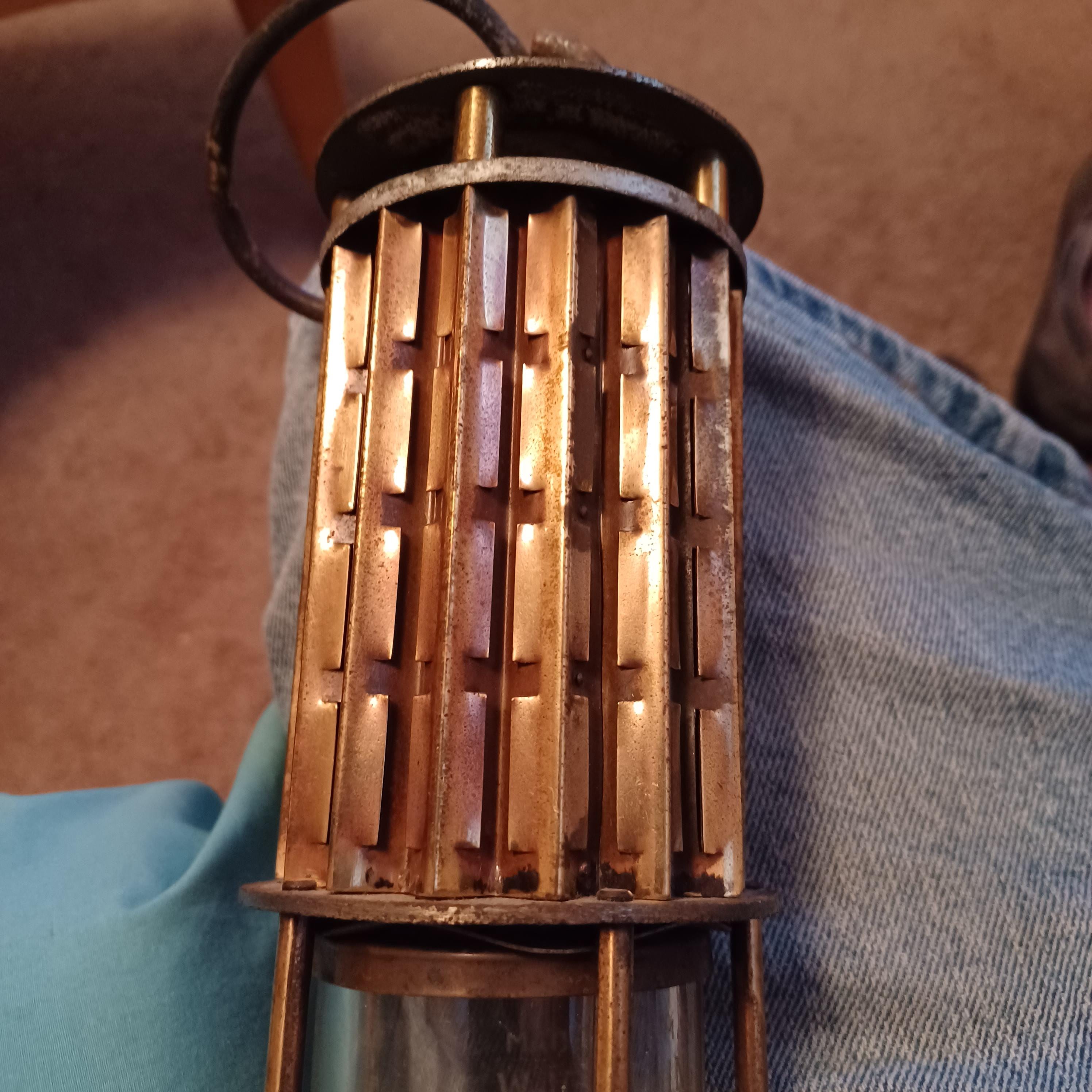 1890's Wolf Miners Lamp Lantern Made in GERMANY 1893 Patent 130 Years ...