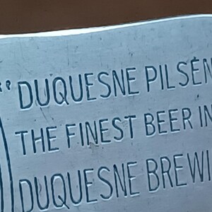 Duquesne Beer Advertising Bottle Opener Pointing Finger Spinner Game ...
