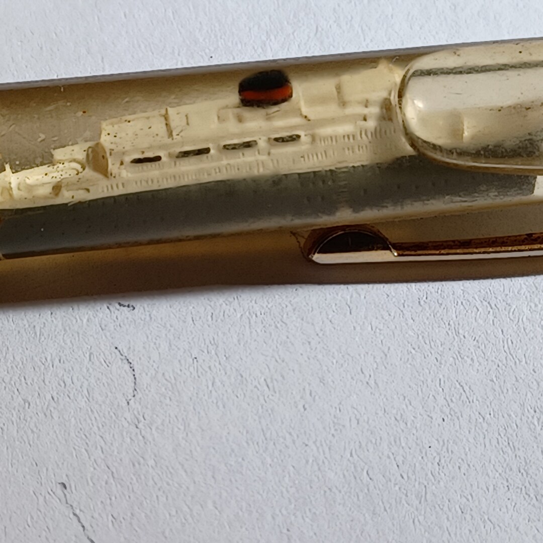 1949 Floaty Mechanical Automatic Pencil SHIP Queen of Bermuda Very Rare ...