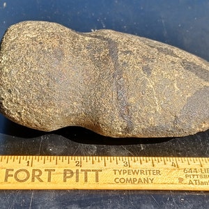 Stone Axe Tool Weapon Full Grooved Native North Americans Archaic ...