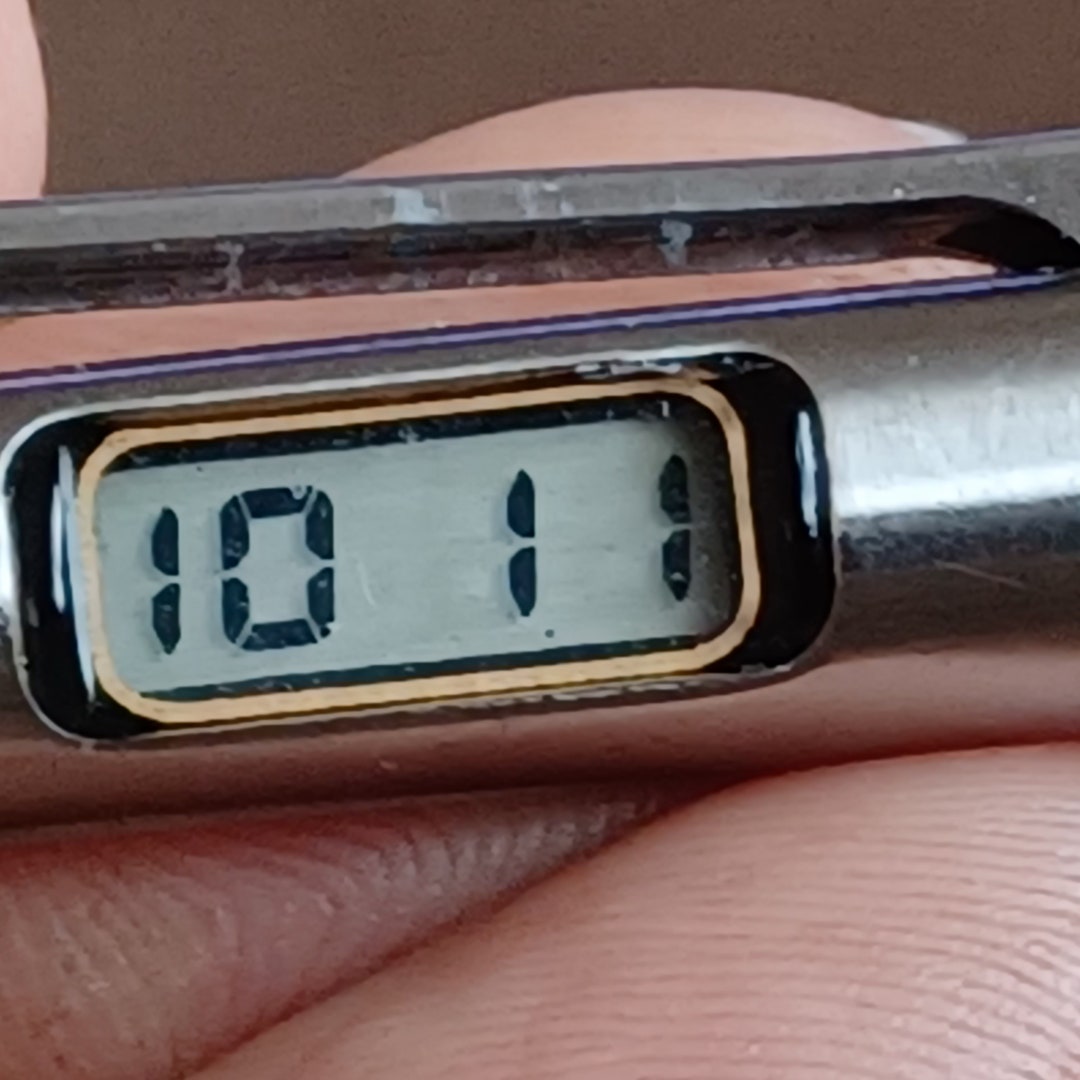 LCD Watch Ballpoint Pen Pin Pen Digital Mat Brushed Stainless Steel 50 ...