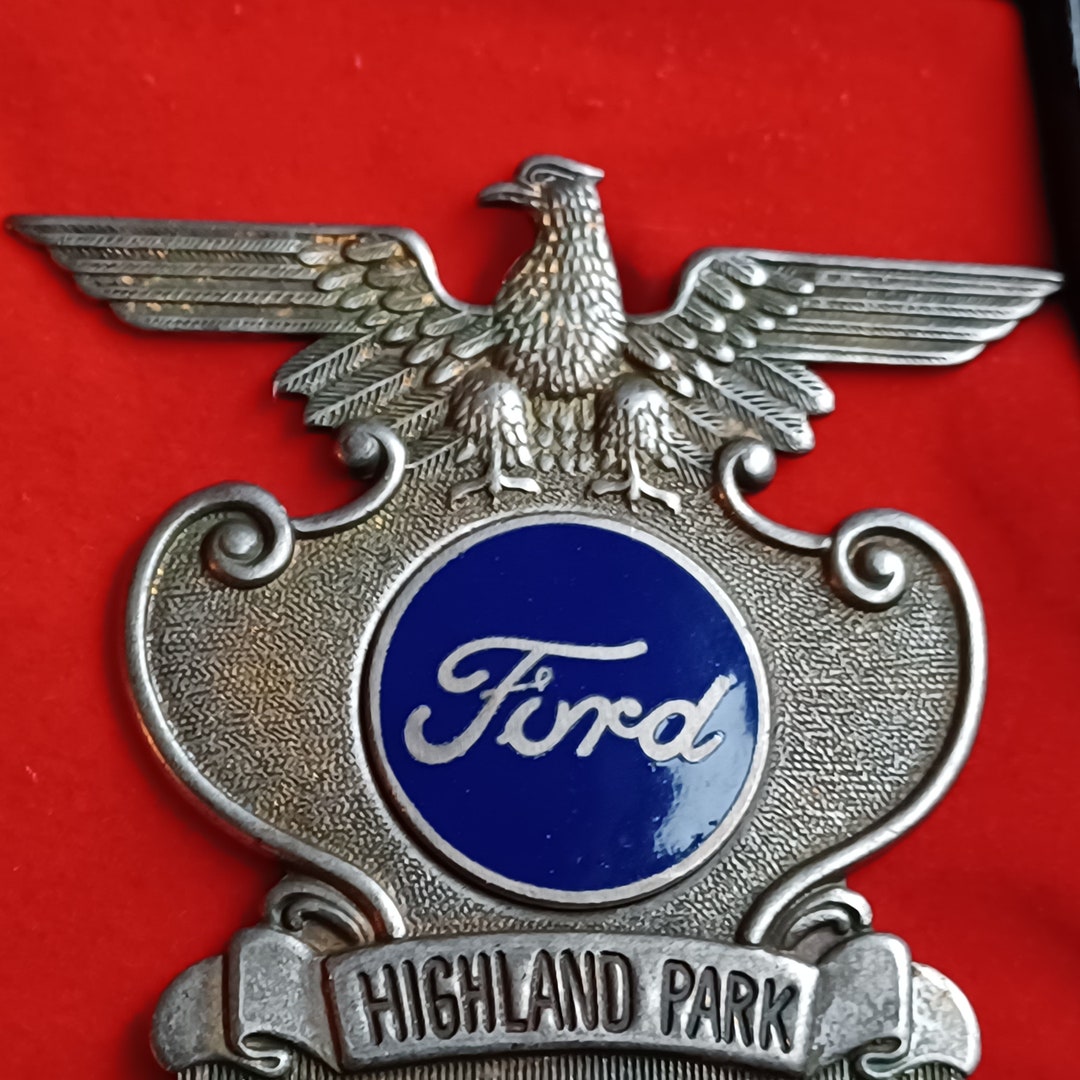 1930's Ford Security Guard Badge Authentic Highland Park Model T ...
