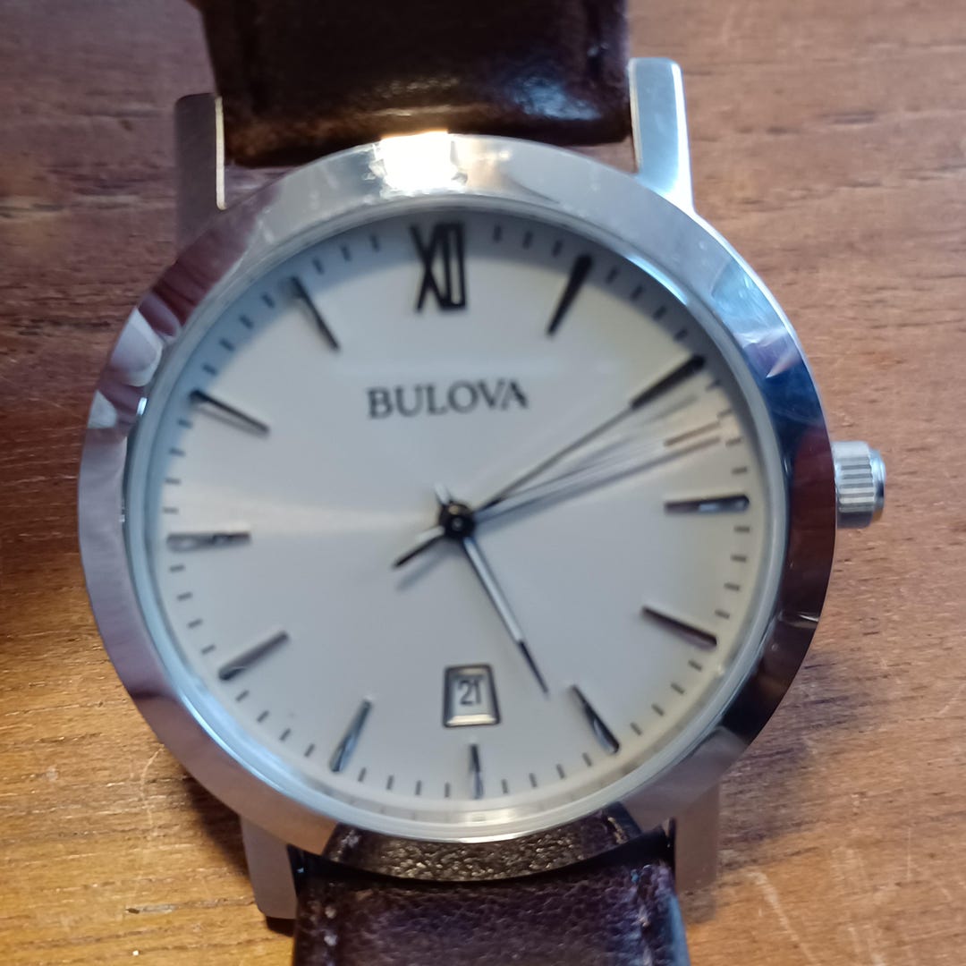 Bulova Accutron Watch White B5 Quartz Watch 96B217 Classic Men’s Watch ...