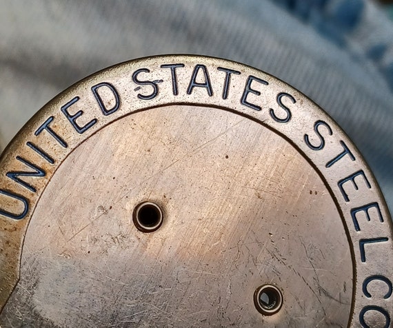 USS Steel Employee Badge WWII Era Gate Pass National … - Gem