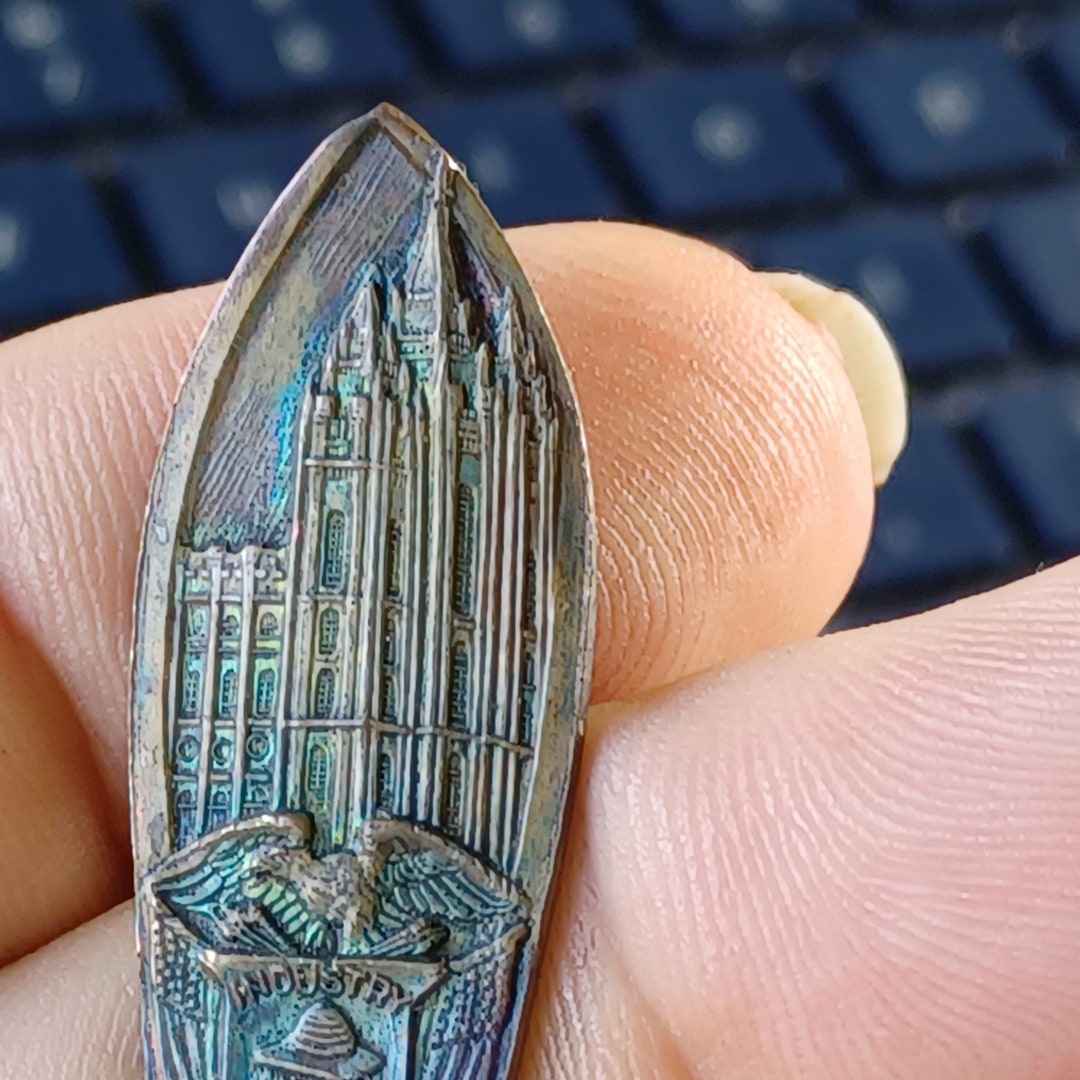Utah Copper Spoon Salt Lake City Bee Hive Souvenir Spoon Mormon Temple ...