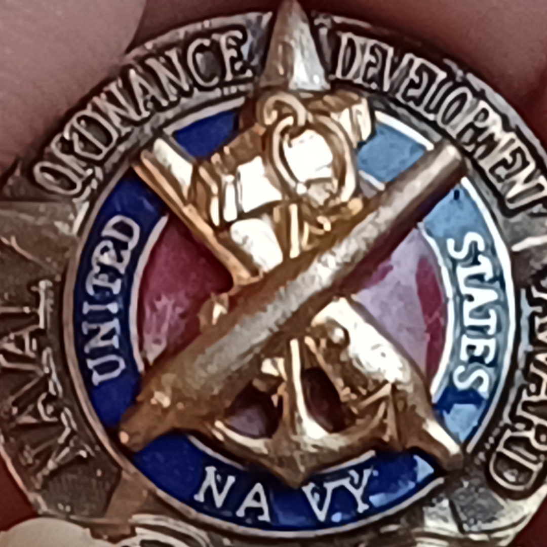 WWII US Naval Ordnance Development Award Bureau of Ordnance Pin WW2 ...