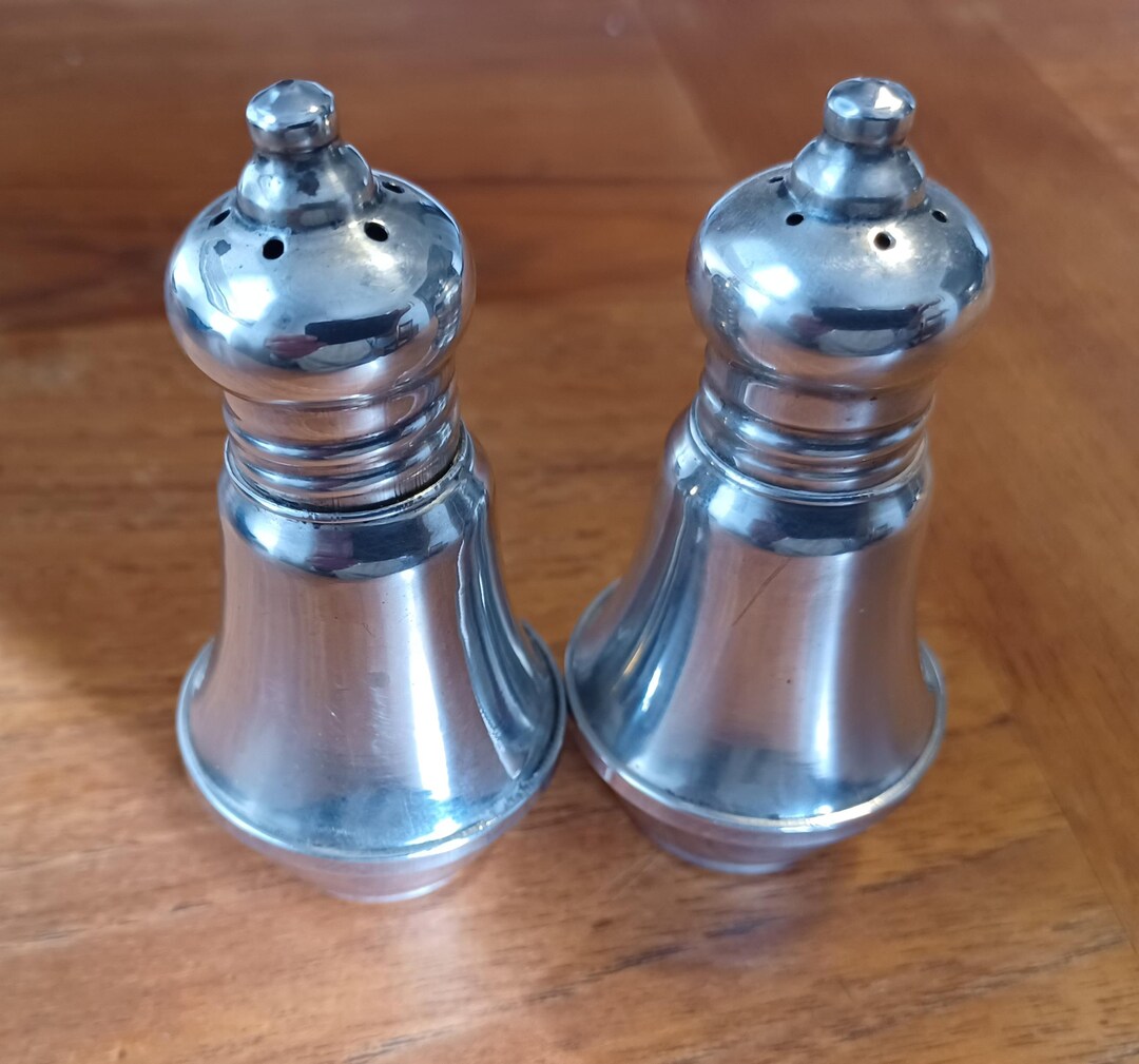 925 Dutchin Creation Weighted Sterling Silver Salt Pepper Shakers Free ...