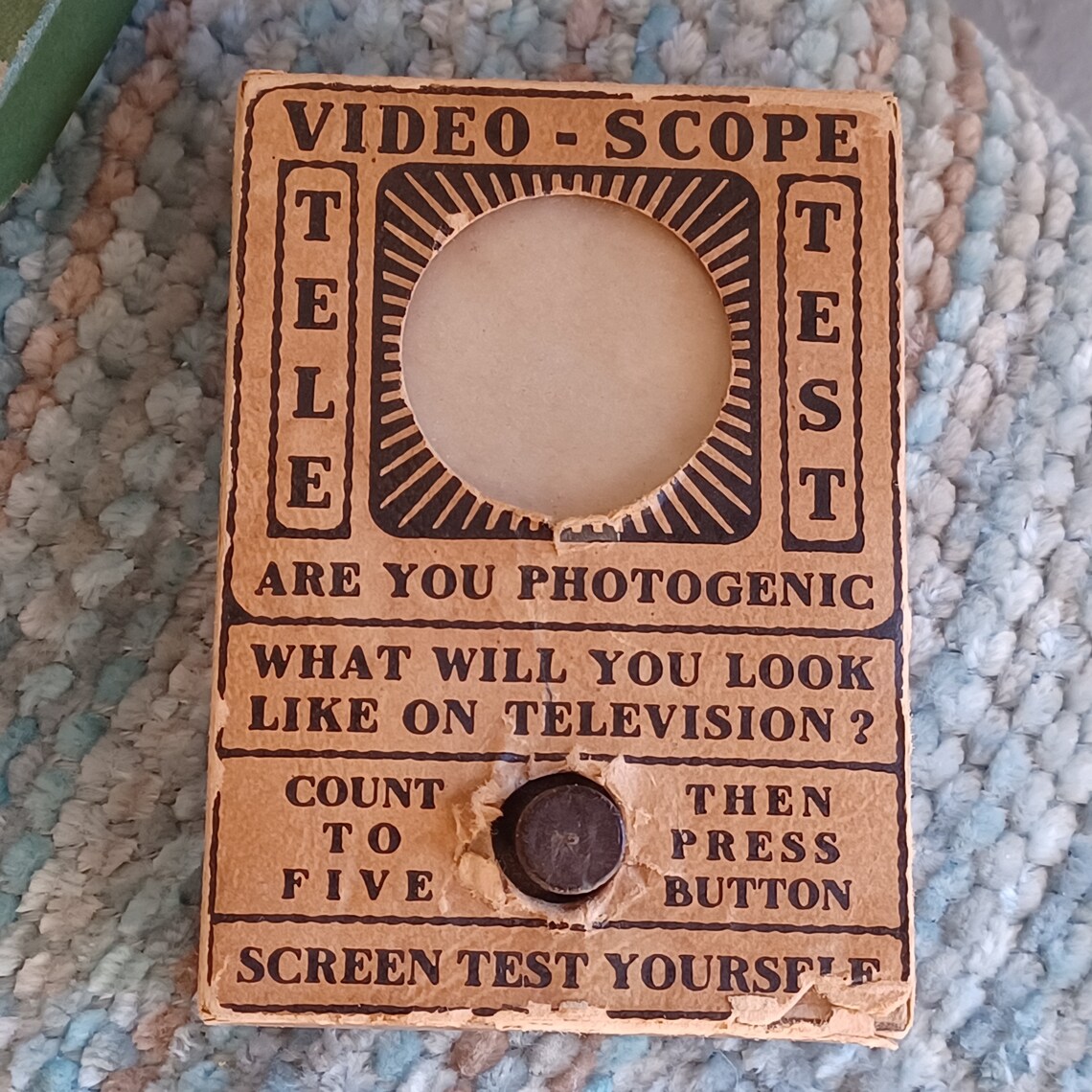 1940's Video Scope Tele Test What You Look Like on TV - Etsy