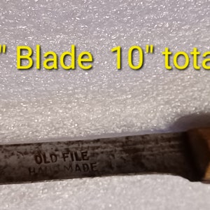 KNIFE Old File Cutlery Co. of Havana Illinois Made Butcher and Kitchen ...