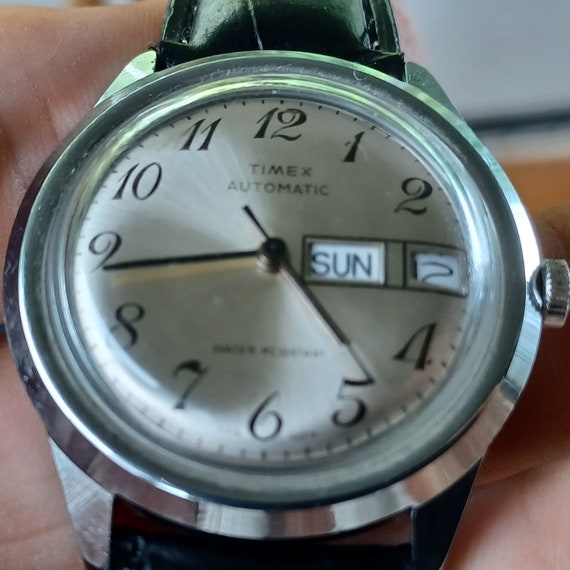 1979 Timex Self winding Day/Date Automatic Wrist Watc… - Gem