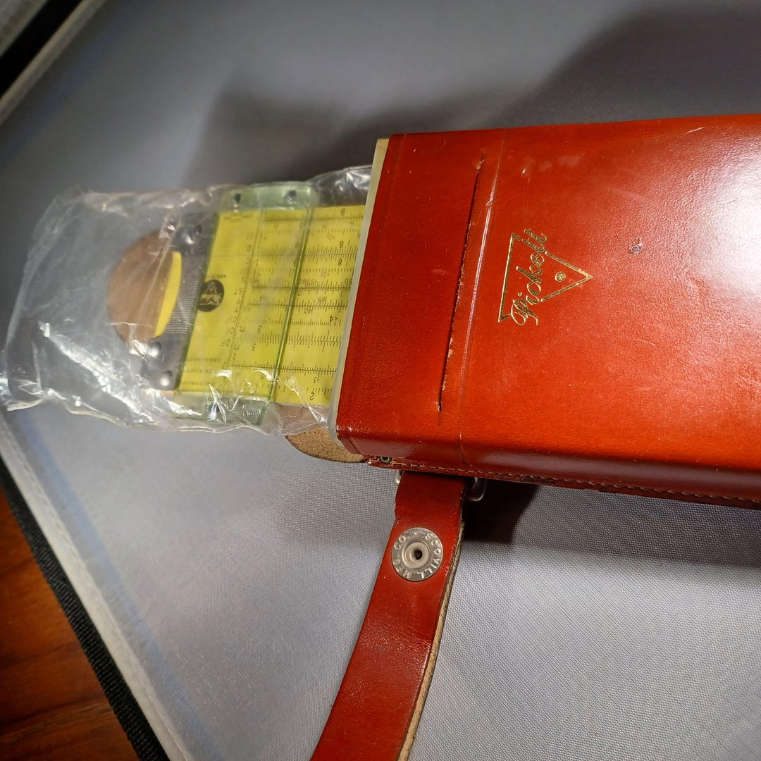 1959 Pickett Slide Rule N4-ES Vector-type Dual Base Log Log Speed Rule ...