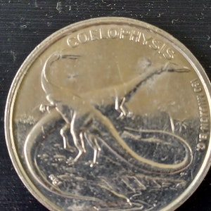 DINOSAUR Token 1974 POST PEBBLES Cereal Premium Coin Flintstone Give ...