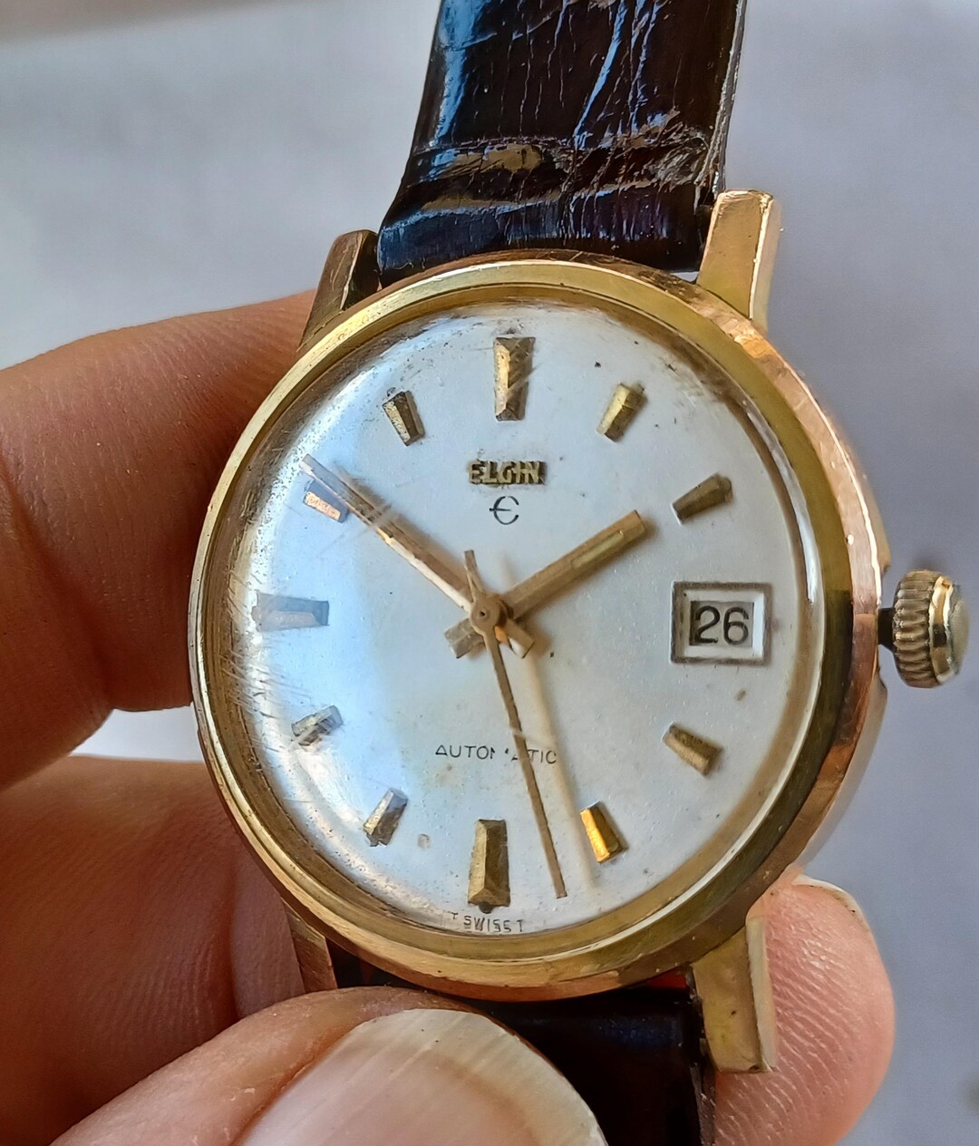 Elgin Automatic Mens Watch 333 Cal Date Case Size 34 Mm 1970-1979 ...