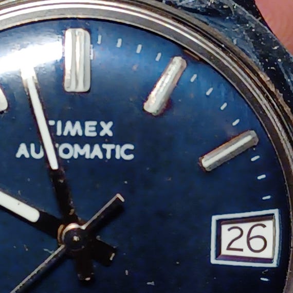 1978 Timex Automatic Watch Date 47 Years Old Running … - Gem