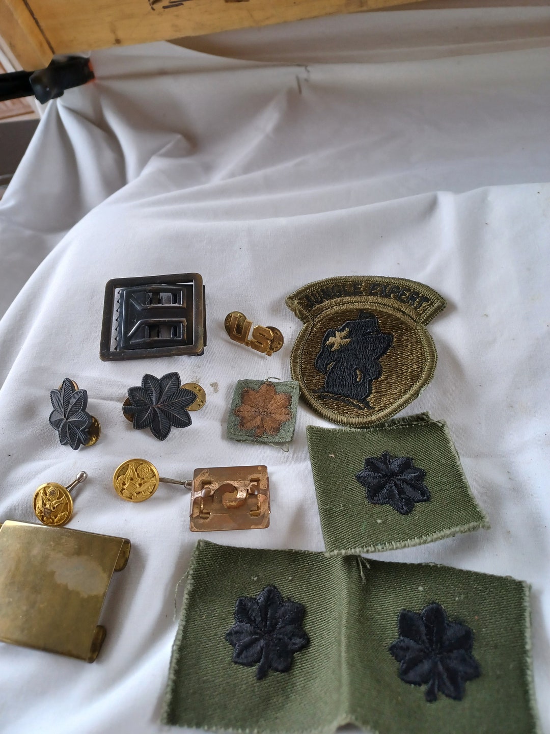 Military Badges Medals and Pins Canal Zone Jungle Expert School Major ...