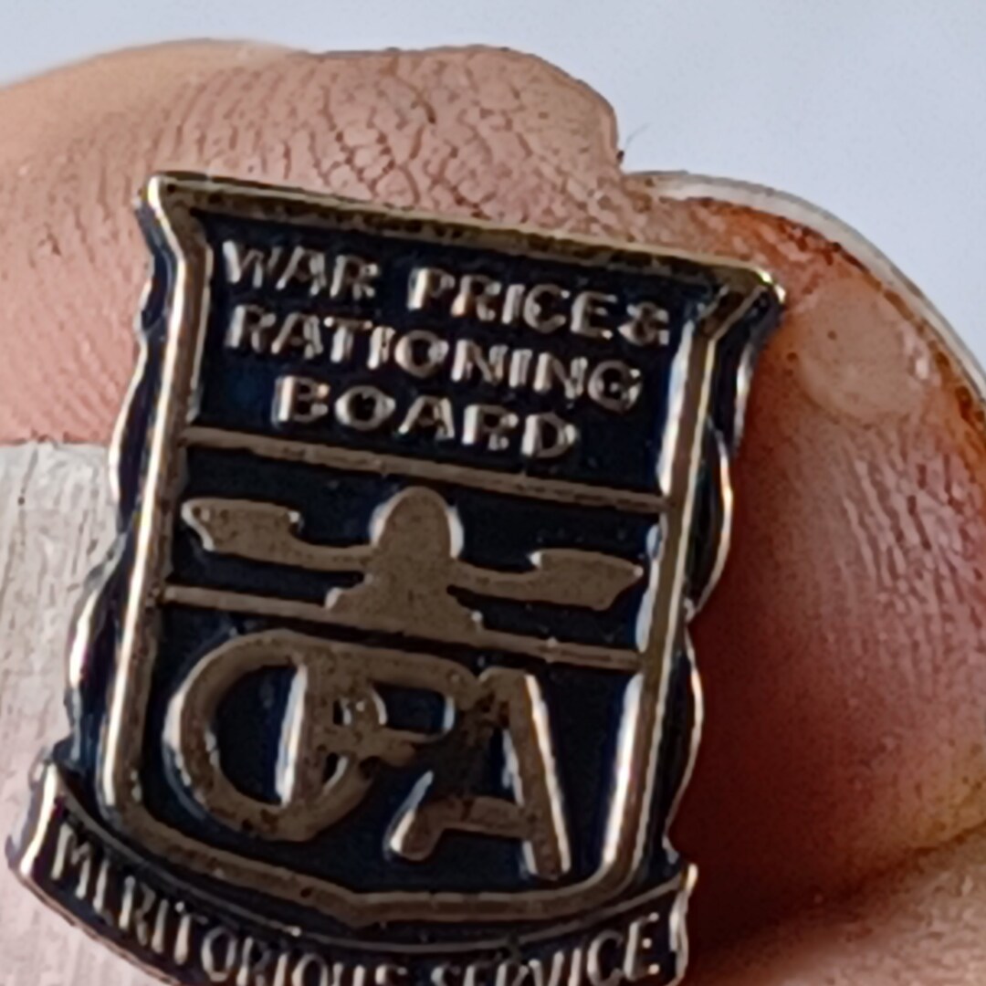 1940's OPA Pin Office of Price Administration WWII Pin Brooch War ...