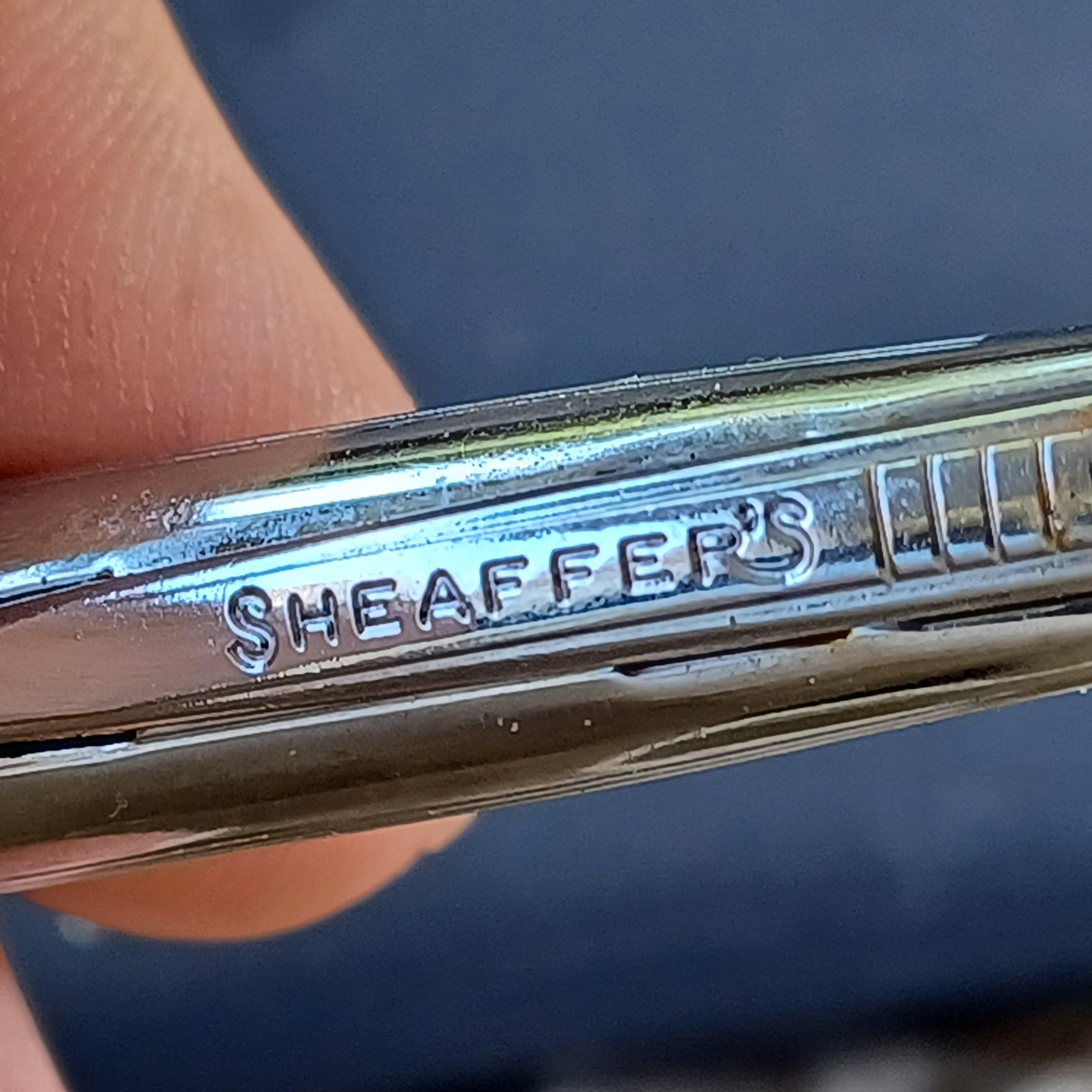 1960’s Sheaffer Gulf Oil Reminder Clip Ballpoint Pen Advertising Orange ...