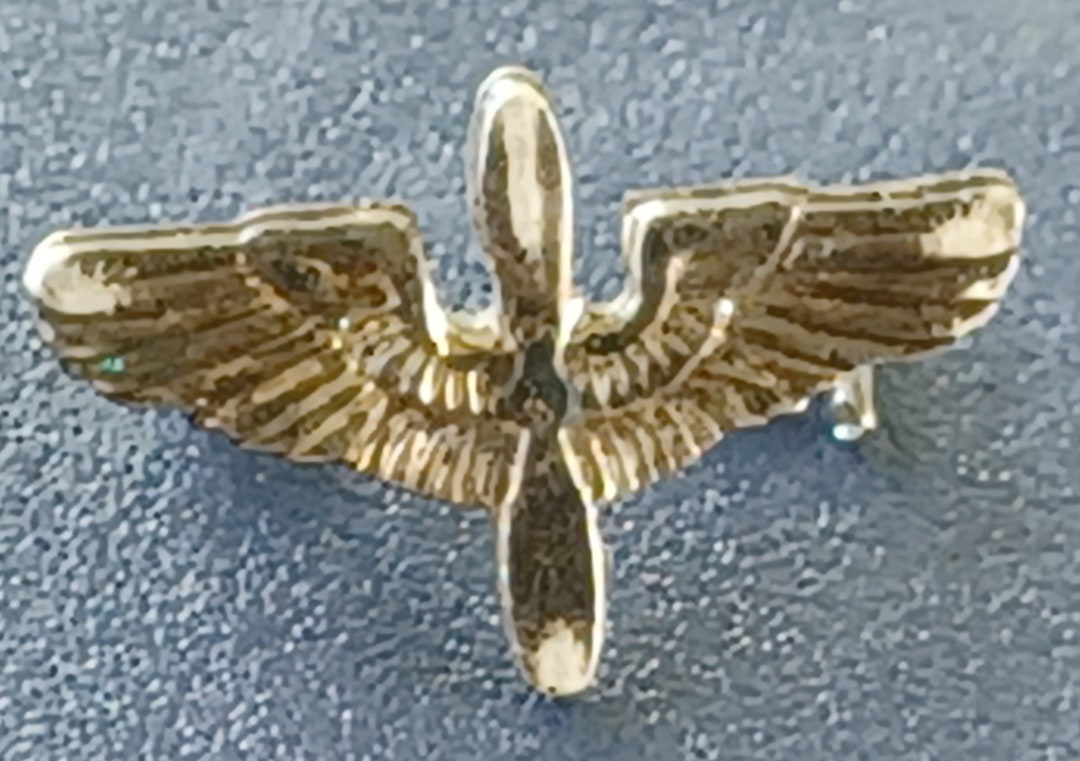 925 WWII Pilot Wing Pin Air Force US Army Air Corp WW2 Small .65 Inch ...