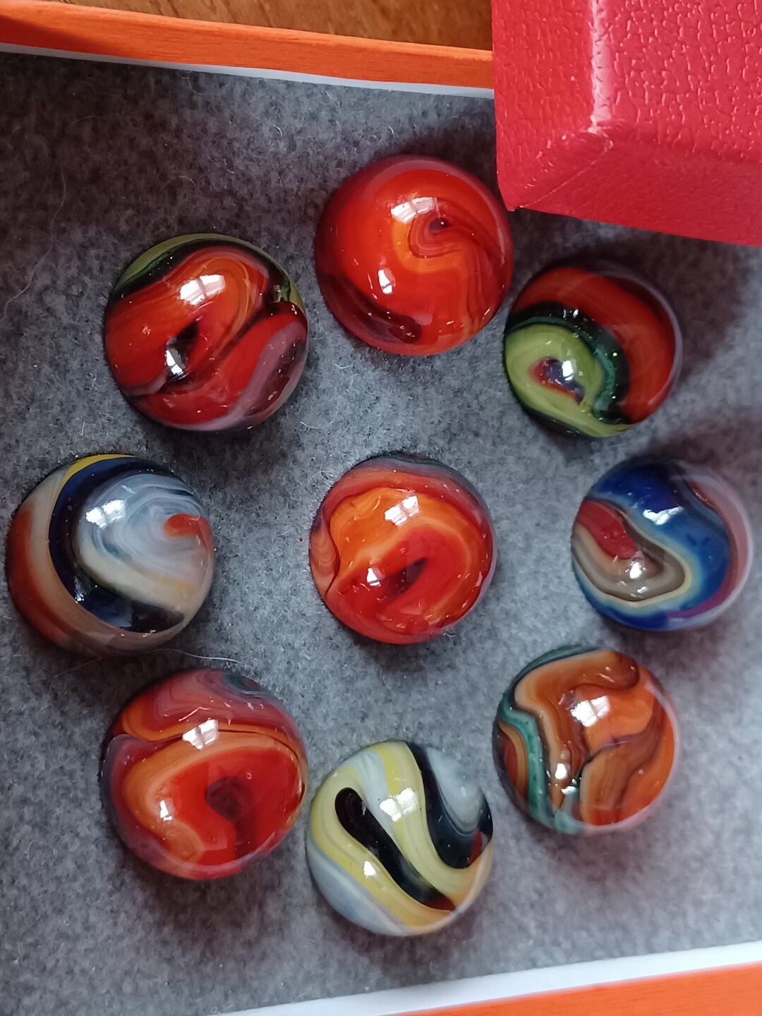 Dave's Appalachian Swirls Marbles 9 DAS Marbles Phoenix Rising Dave ...