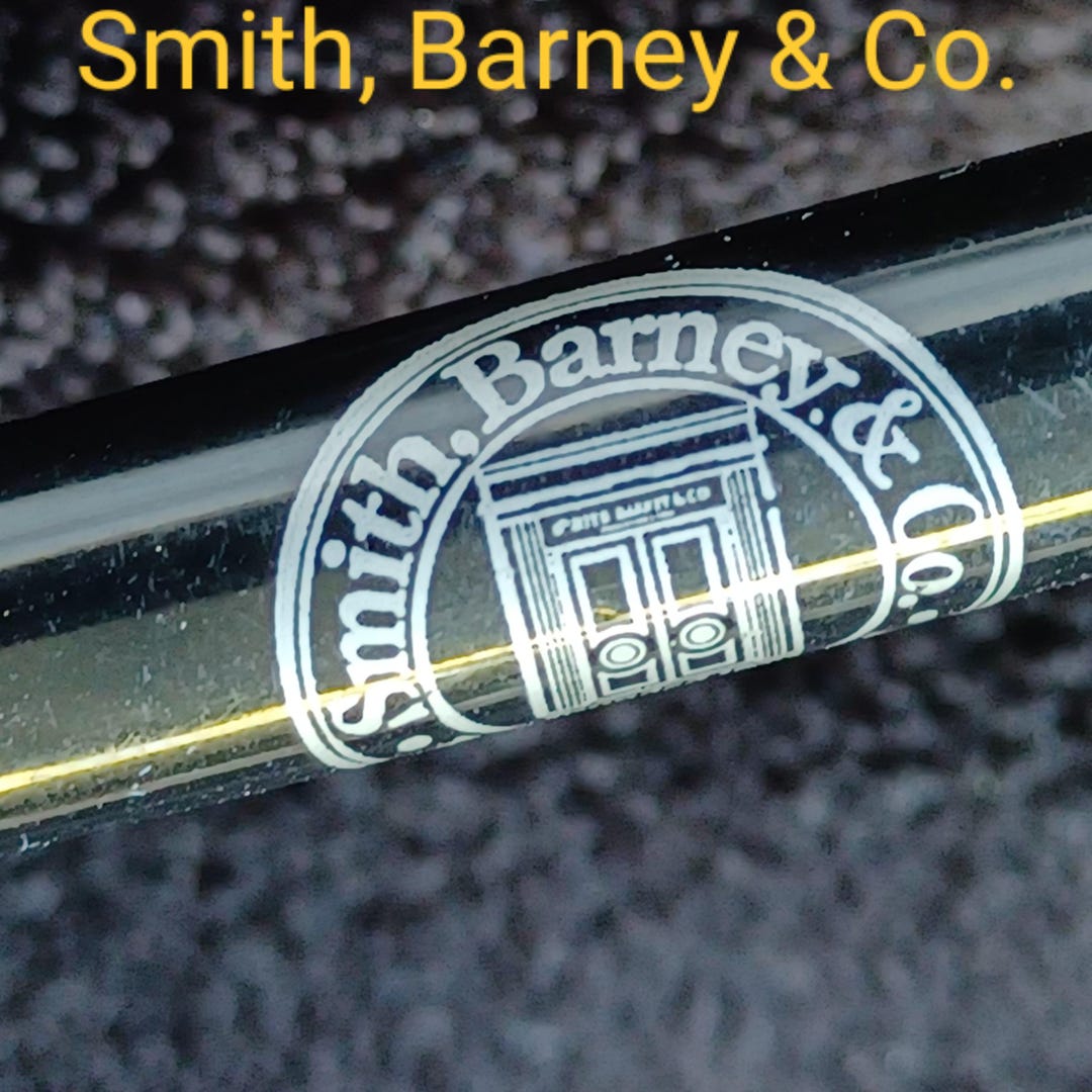 1960's Smith Barney & Co. Vintage Sheaffer Pen Reminder Pocket Clip ...