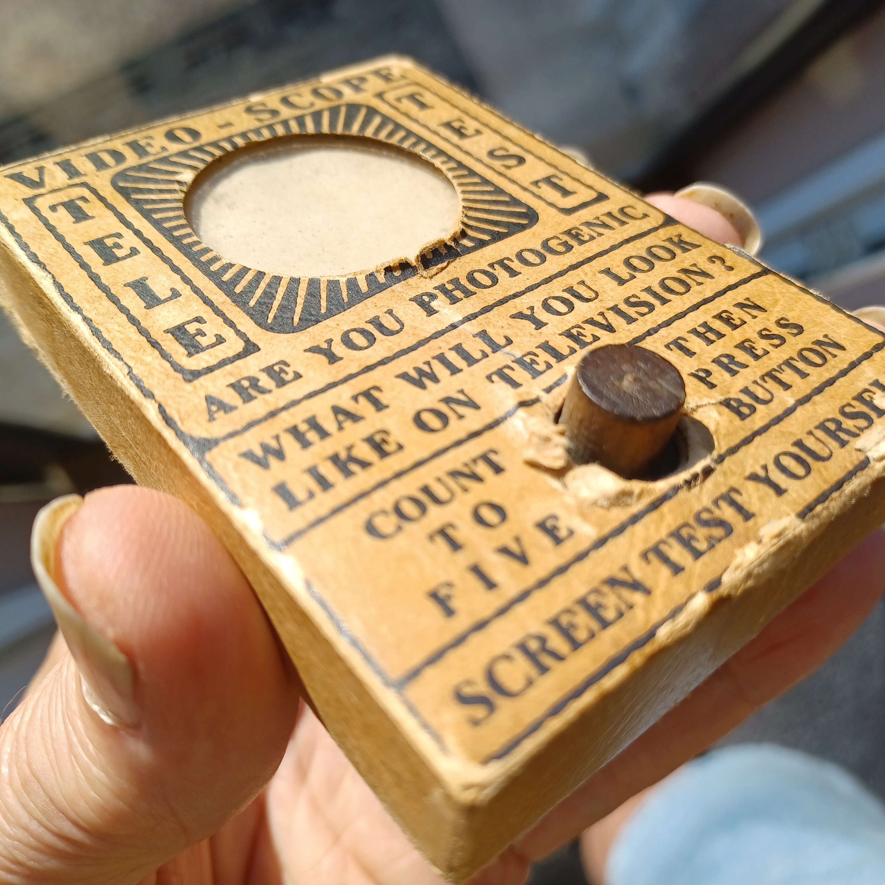 1940's Video Scope Tele Test What You Look Like on TV Jackass Apears ...