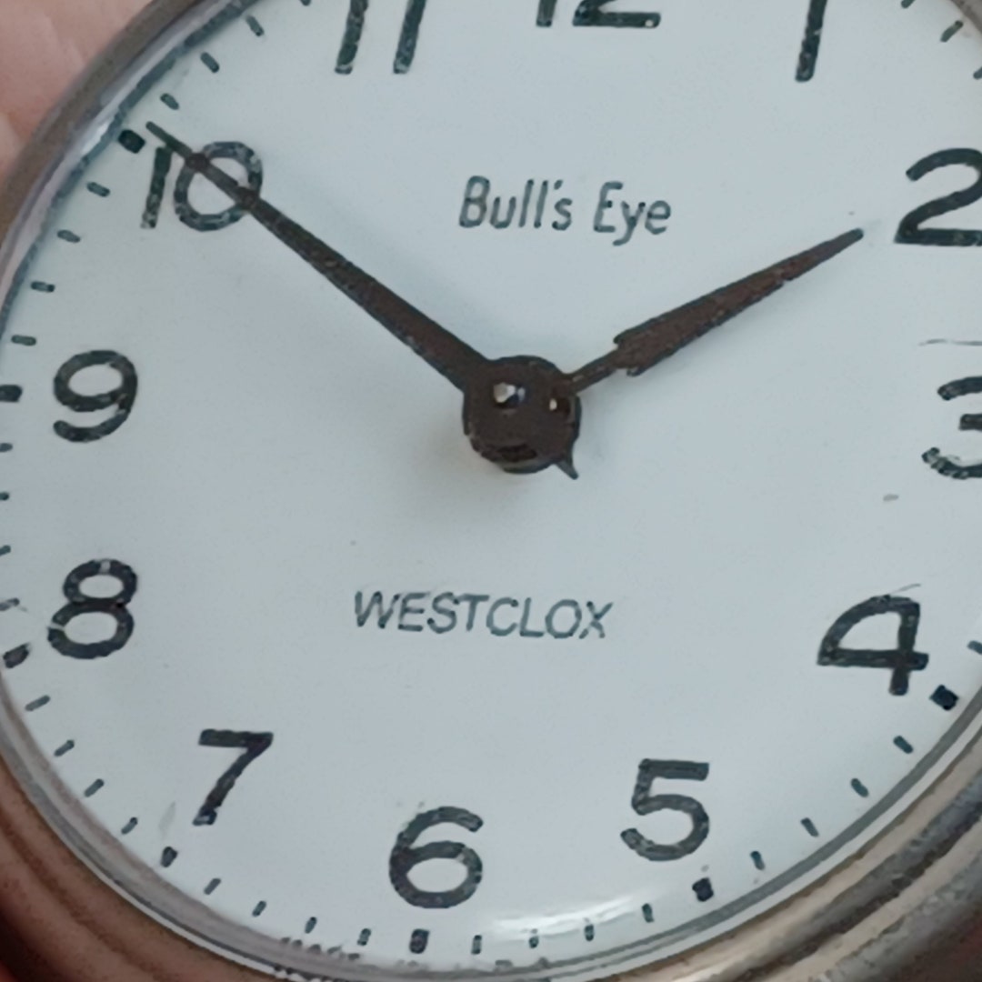 Pocket Watch Westclox Bulls Eye 55 Years Old MINT Vintage Mechanical ...