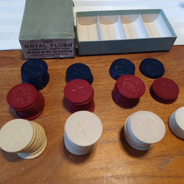 Antique Poker Chip - Etsy