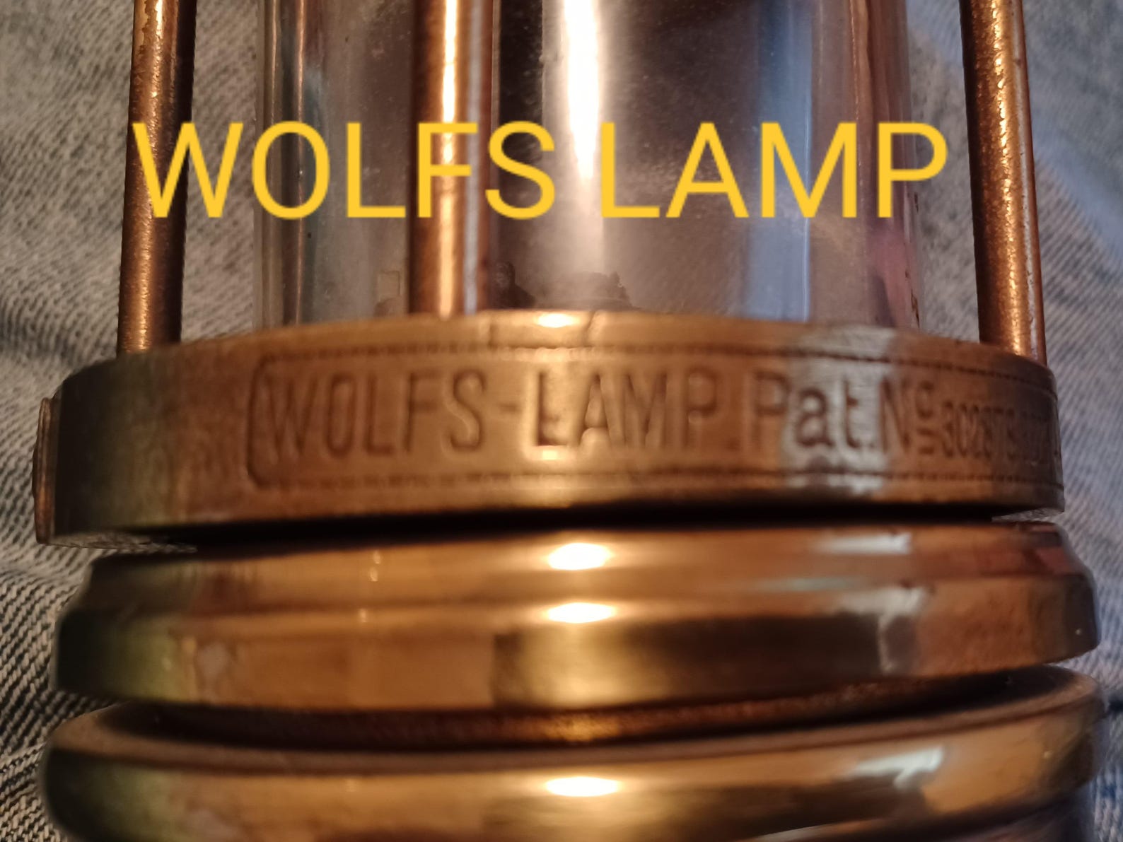 1890's Wolf Miners Lamp Lantern Made in GERMANY 1893 Patent 130 Years ...