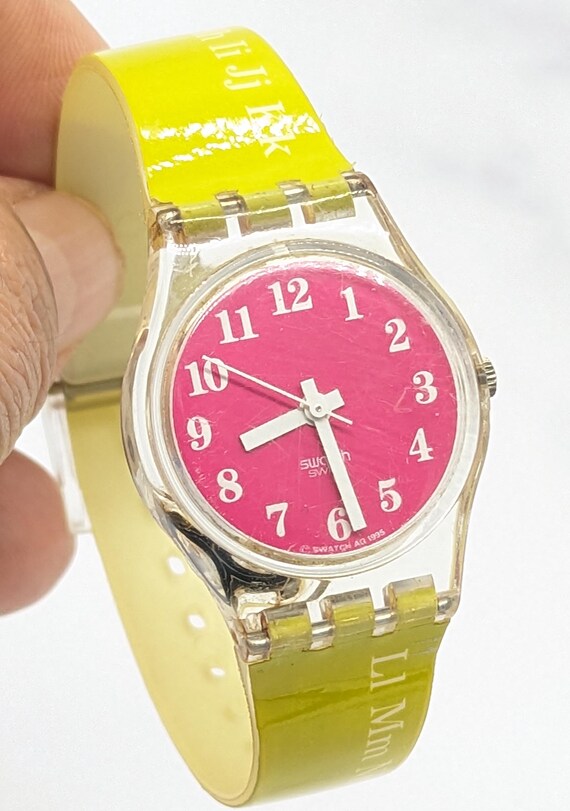 Vintage swatch Swiss Made Alphabet Wrist Watch - Gem