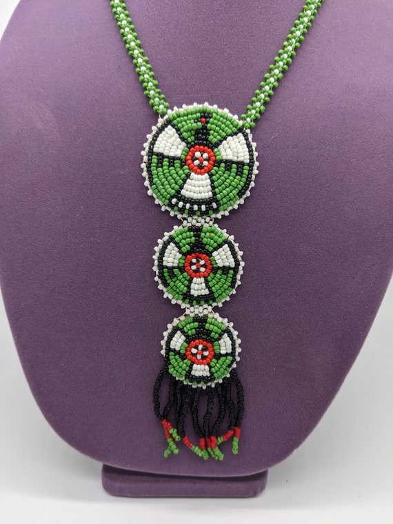 Native american seed beads - Gem