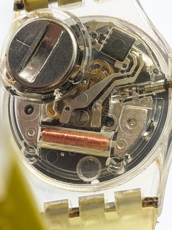 Vintage swatch Swiss Made Alphabet Wrist Watch - Gem