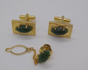Jade Cufflinks | Etsy