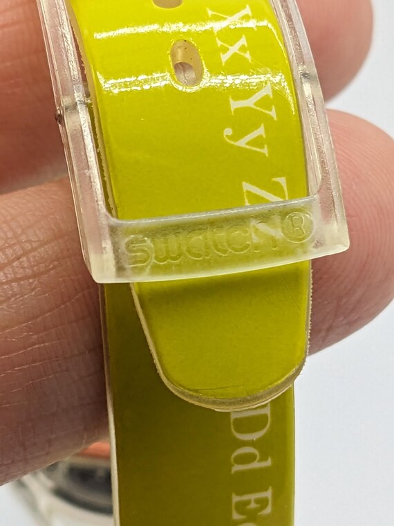 Vintage swatch Swiss Made Alphabet Wrist Watch - Gem